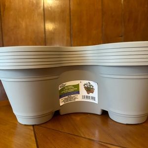 garden collection | Office | 6 Stackable 3 Planter Color Beige | Poshmark
